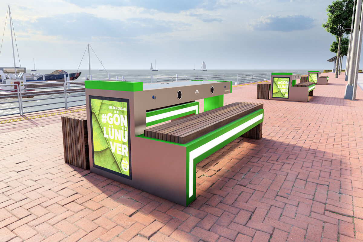 Akıllı Piknik Masası Akıllı Piknik Masası SunDine Oasis - Propysalford